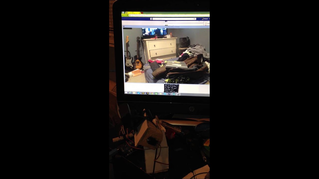 Webcam pan/tilt with mouse cursor (Processing and Arduino) Code is in ...