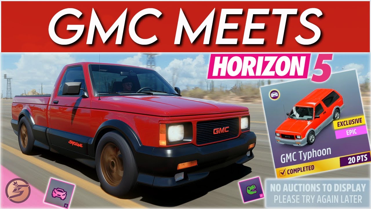 GMC Truck Meets/CRUISE + RARE Car AUCTIONS Forza Horizon 5 Winter ...