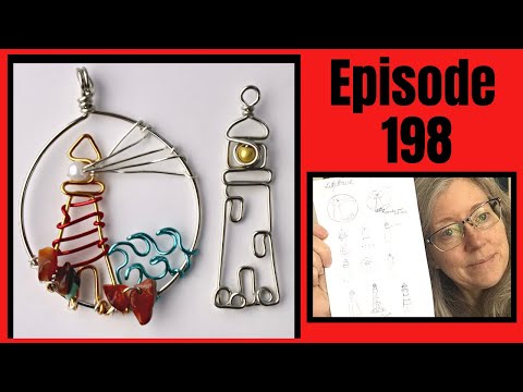 DIY Wire Lighthouses Wire Lady TV Ep 198 Jewelry Making Livestream ...