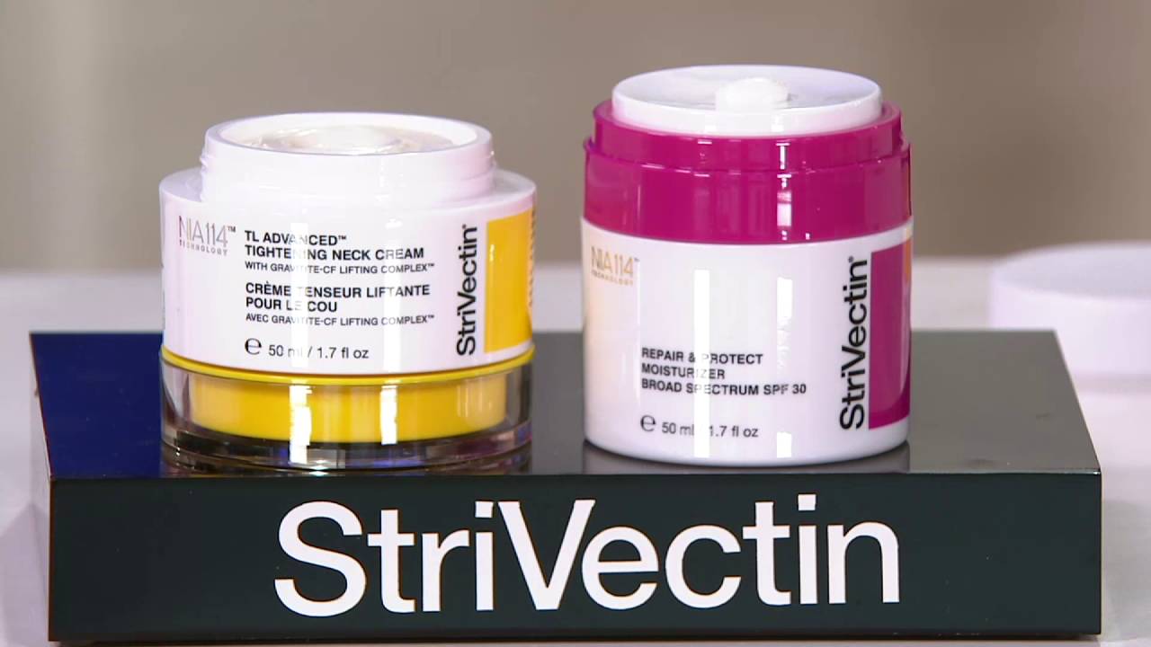 StriVectin Neck Cream and Repair & Protect SPF Set Auto-Delivery on QVC ...