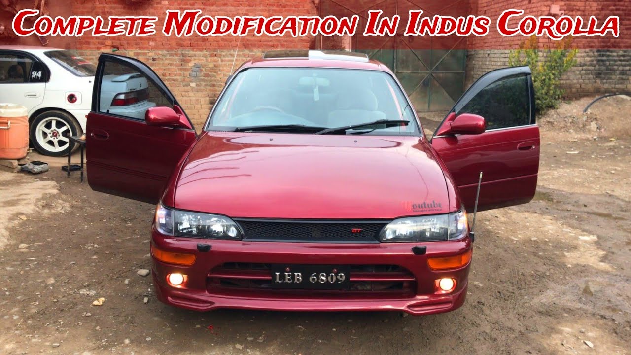 Complete Modification Of Indus Corolla, Zero To Hero - YouTube