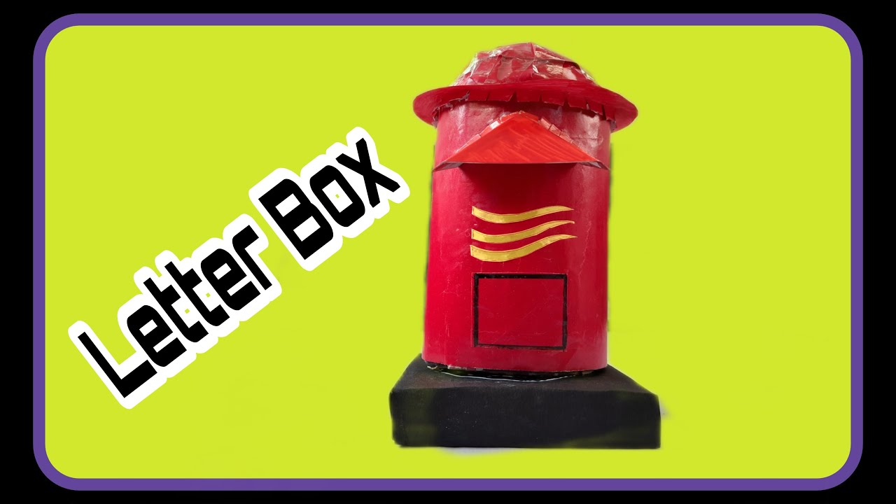 Letter box | Paper craft | DIY |Making letter box by waste papers ...