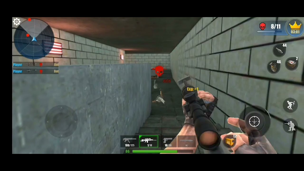 CSGO | 11 vs 01 😱 | Head Shot 🔥 | Counter Terrorist Strike | Mission ...