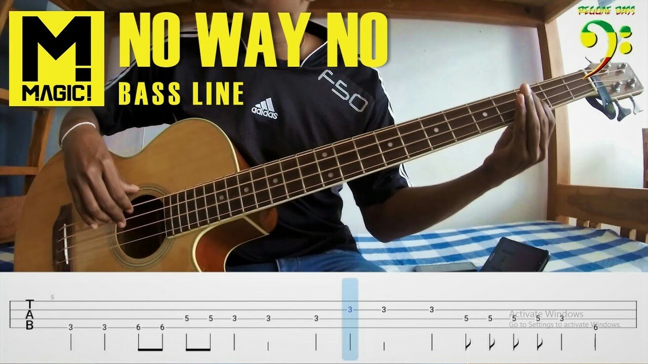 MAGIC! - No Way No (Bass Cover & Tabs) - YouTube