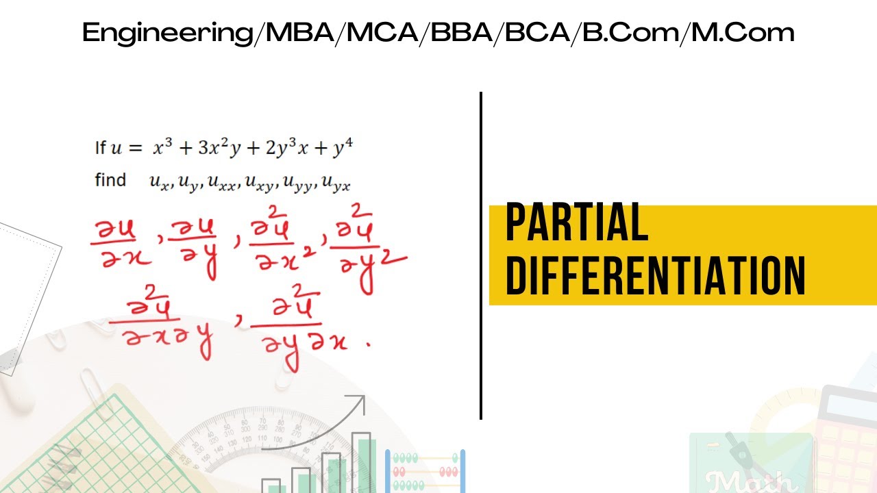 Partial differentiation -Example1 - YouTube