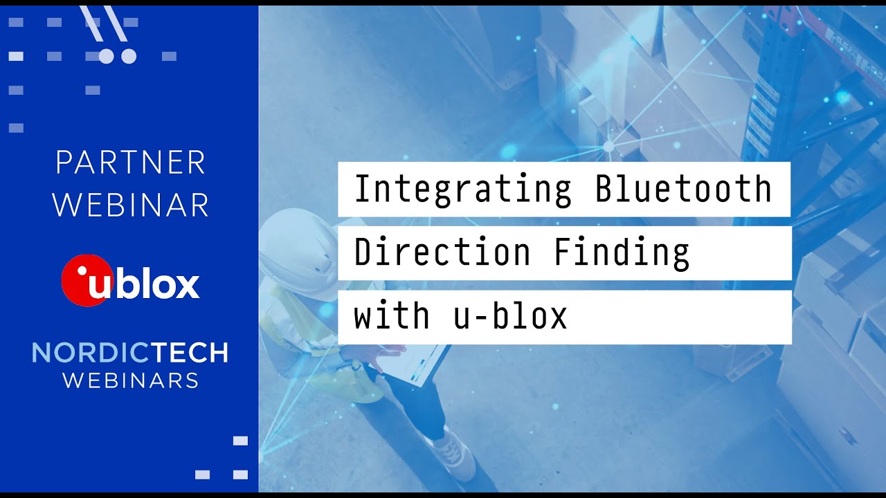 Integrating Bluetooth Direction Finding with u-blox - YouTube