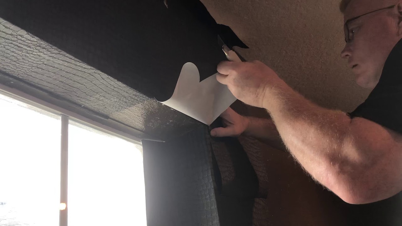How To Fill In Window Reveals With Wallpaper - Spencer Colgan - YouTube