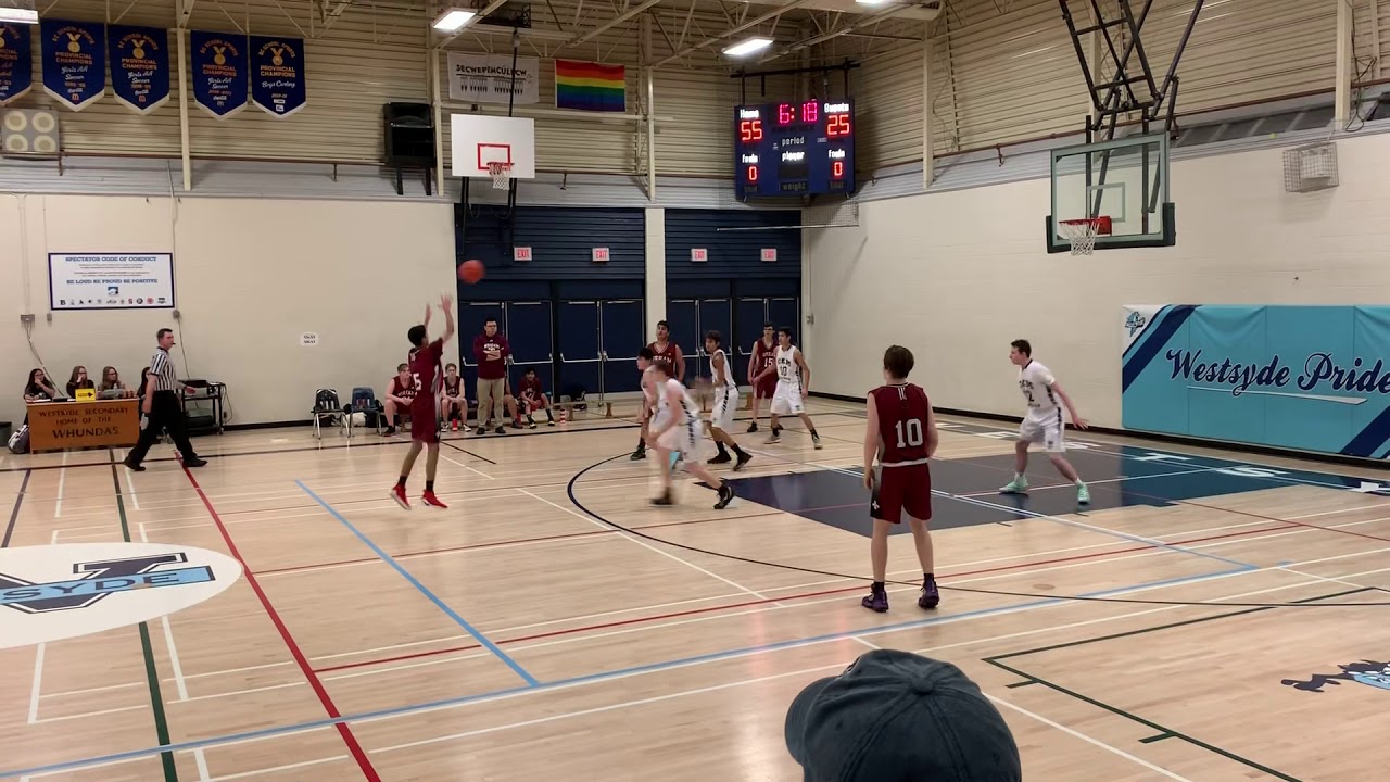 2020-01-24 Wyatt basketball basket one - YouTube