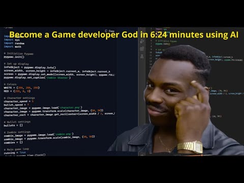 Become a Game developer God in 6:24 using AI - YouTube
