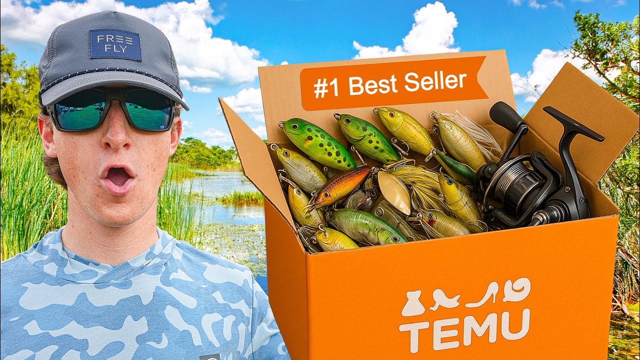 I Tested The Most POPULAR Fishing Gear On TEMU - Any Good? - YouTube