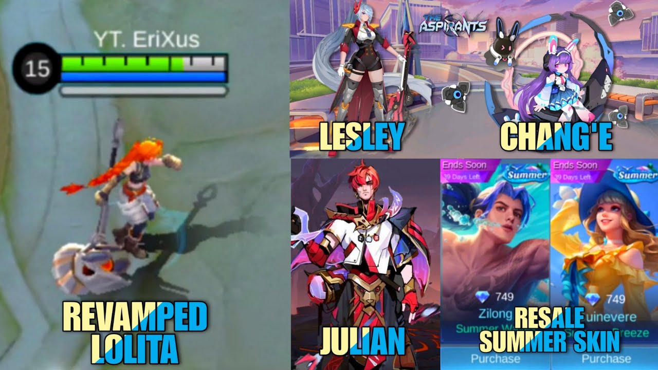 Revamped Lolita, Lesley And Chang'e Aspirant Skin, Starlight July And ...