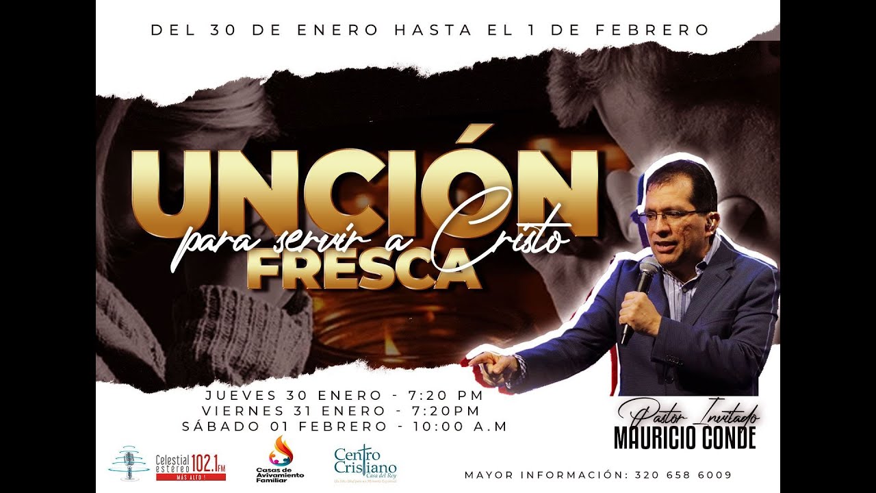 ¡UNCIÓN FRESCA PARA SERVIR A CRISTO! - Sábado 01 de Febrero 2025 - YouTube