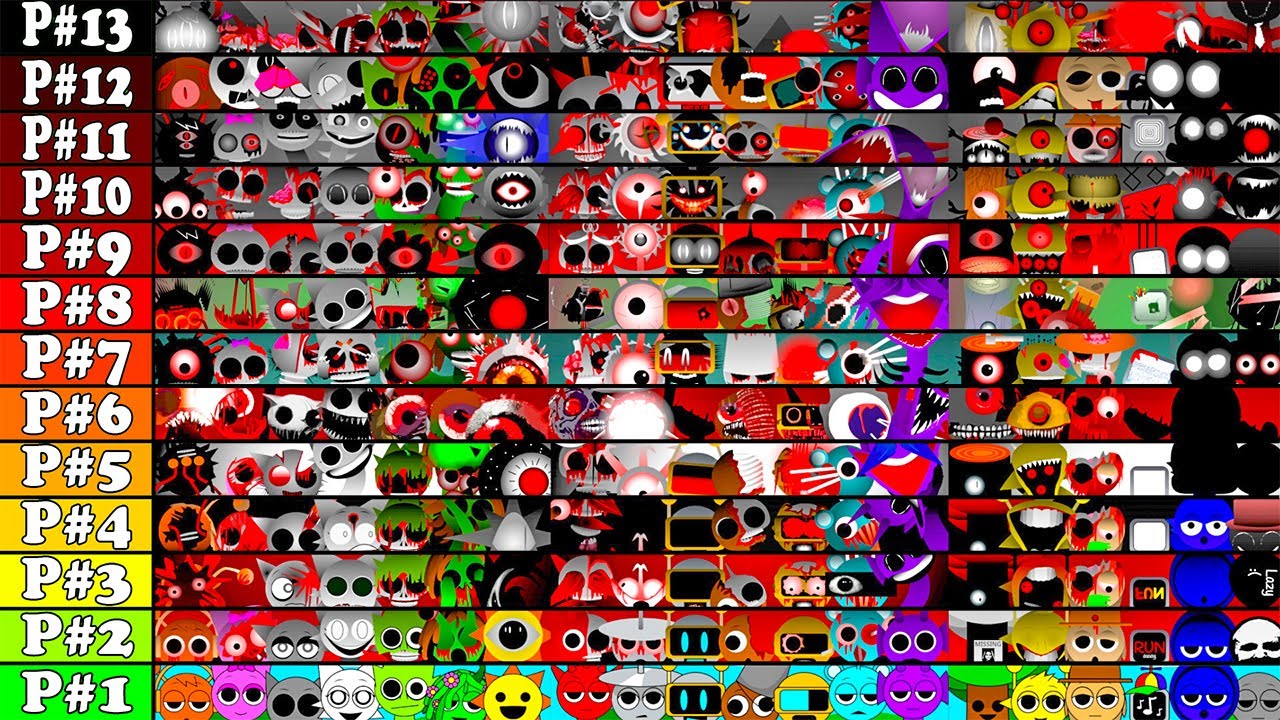 Phase 1-13 in Incredibox Sprunki - All Phases 13 in Sprunki Phase - YouTube