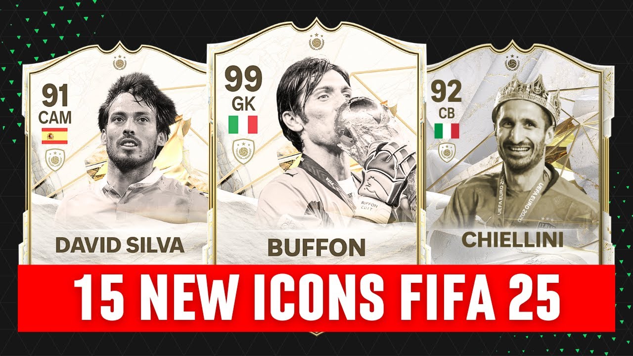 15 NEW ICONS wishlist | EA Sports FC 25 | FIFA 25 ft Buffon, David ...