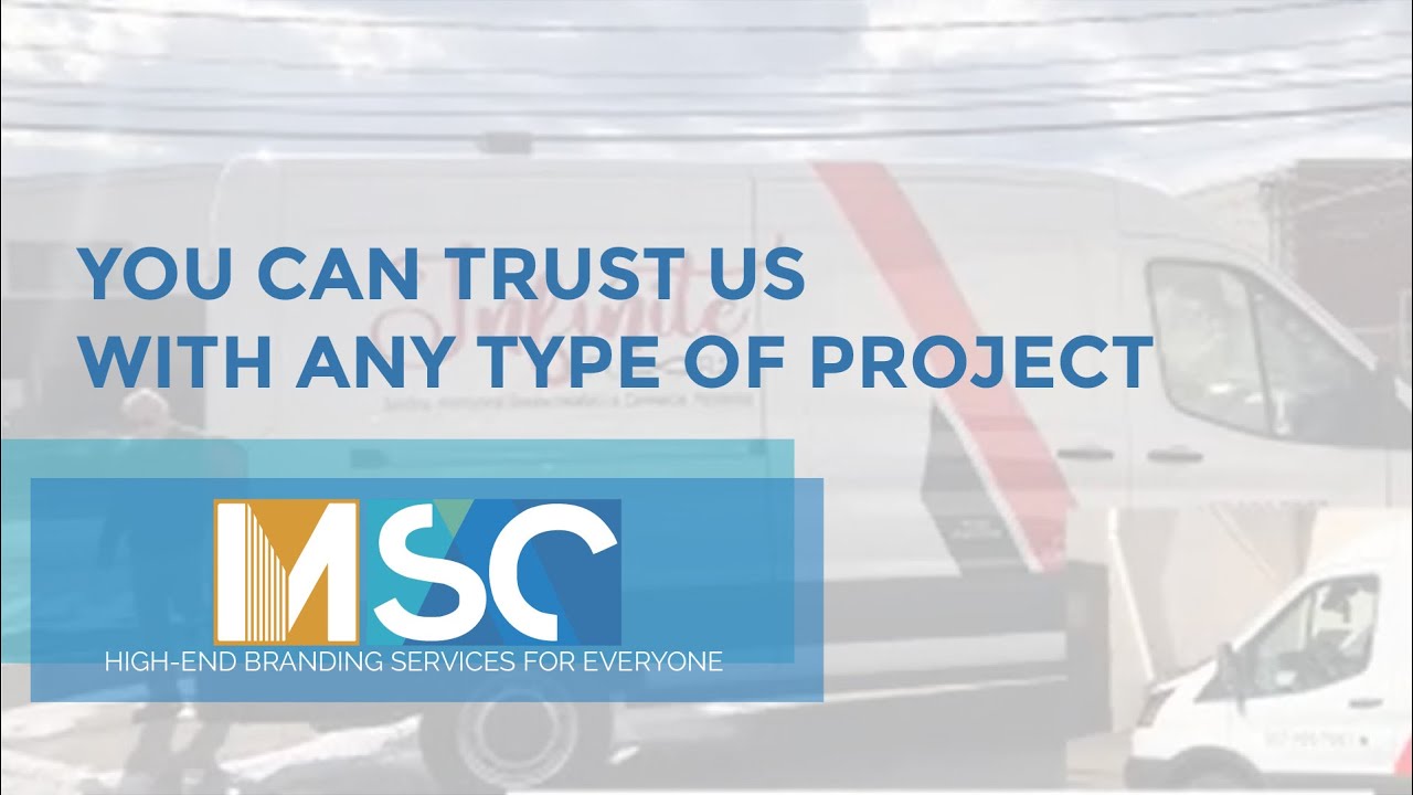 You can trust us with any project - MSC Branding Services - Vehicle ...
