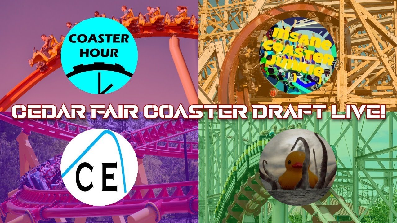 Cedar Fair Coaster Draft Livestream (ft. Coaster Evan ...