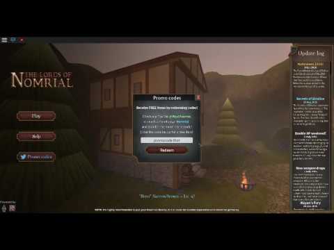 Roblox - The Lords of Nomrial prmo code - YouTube
