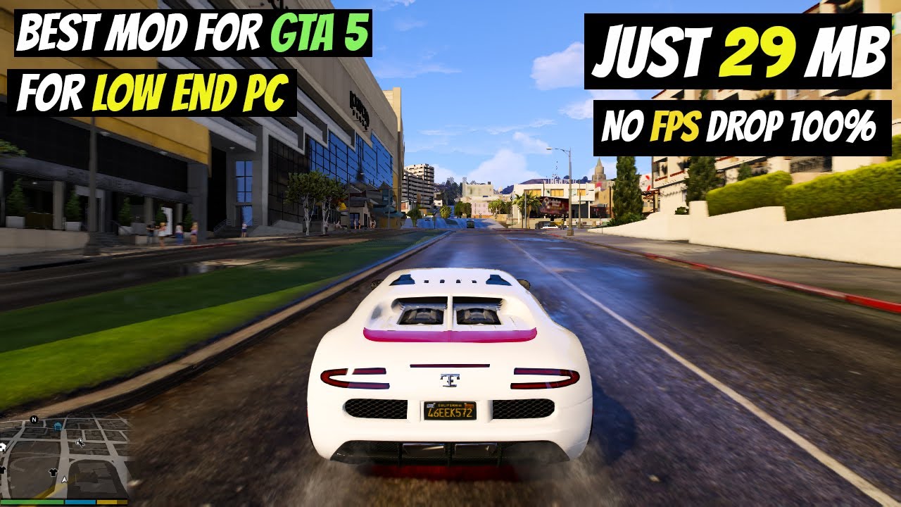 GTA 5 Graphics Mod For Low End PC|GTA V|Best Graphics Mod For Low End ...