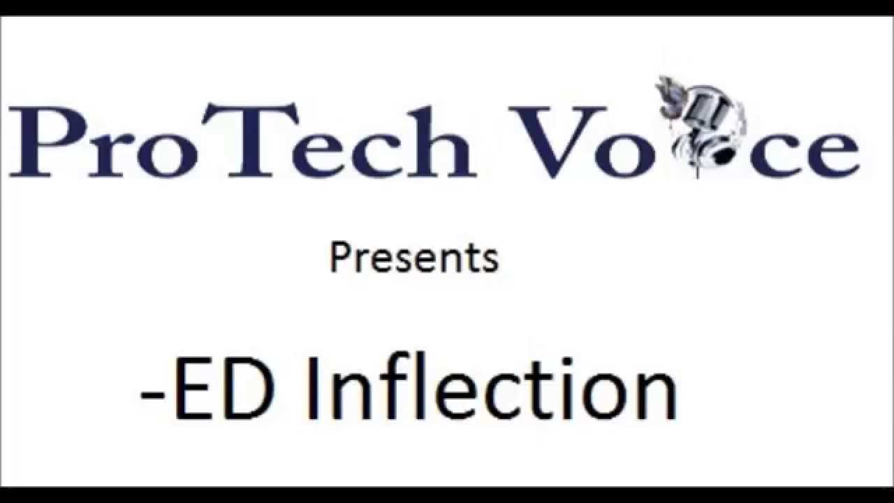 Pronounce ED Inflection words. - YouTube