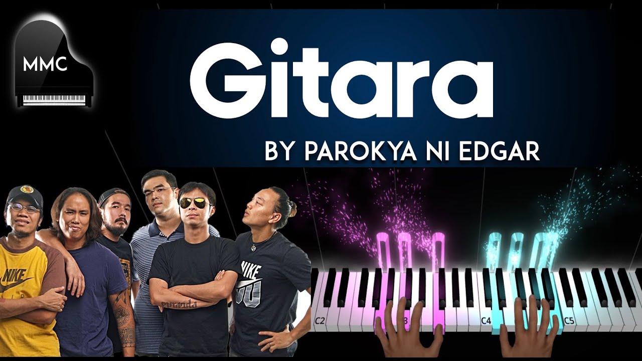 Gitara by Parokya ni Edgar piano cover + sheet music & lyrics - YouTube
