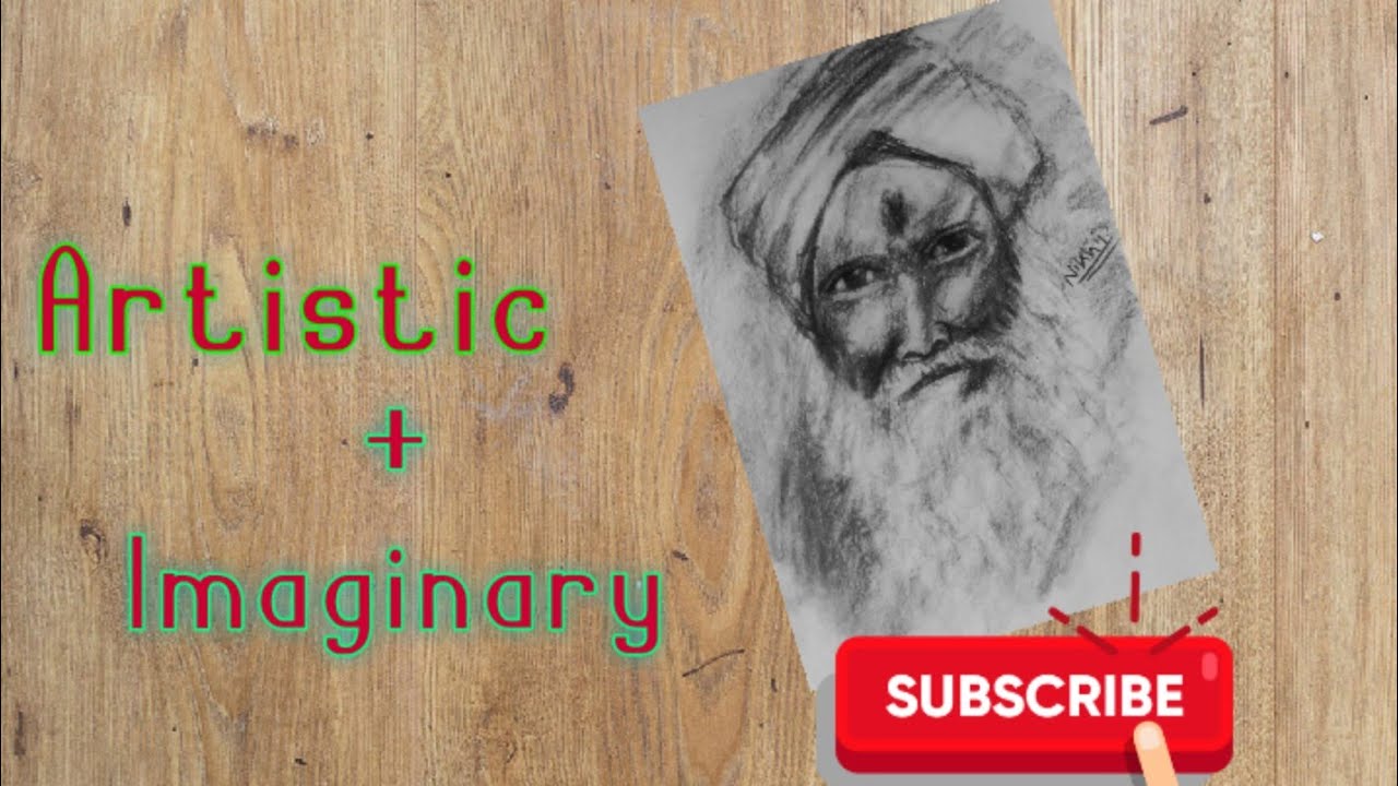 How to draw Artistic Portrait |Draw with imagination 😍 - YouTube