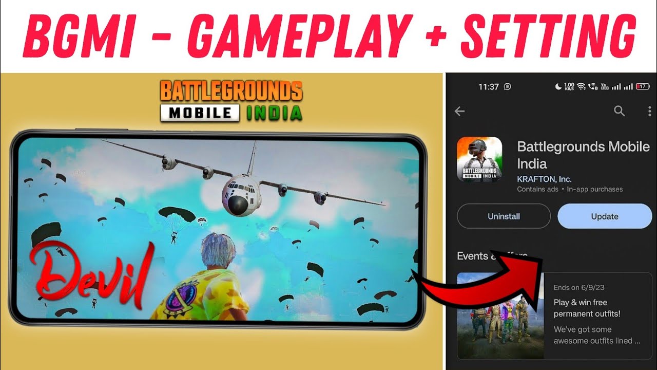 BGMI is Finally Here - Gameplay and Features ! BGMI GAMEPLAY & SETTING ...