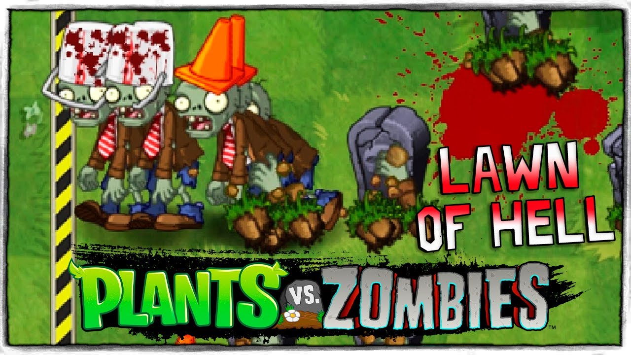 РАСТЕНИЯ ПРОТИВ ЗОМБИ: АДСКАЯ ЛУЖАЙКА! НЕОБЫЧНЫЙ МОД! Plants vs ...