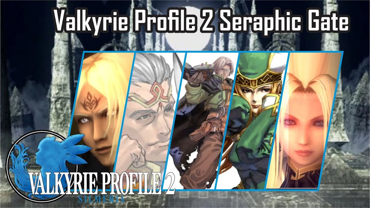 Valkyrie Profile 2 Silmeria Seraphic Gate All Boss - YouTube