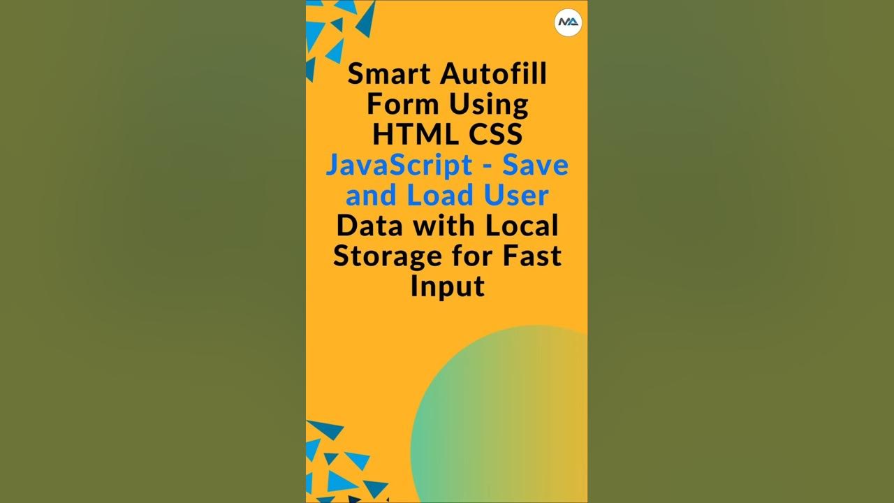 📝 Build a Smart Autofill Form in 60 Seconds! ⏱️ (HTML, CSS, JavaScript) #shorts - YouTube