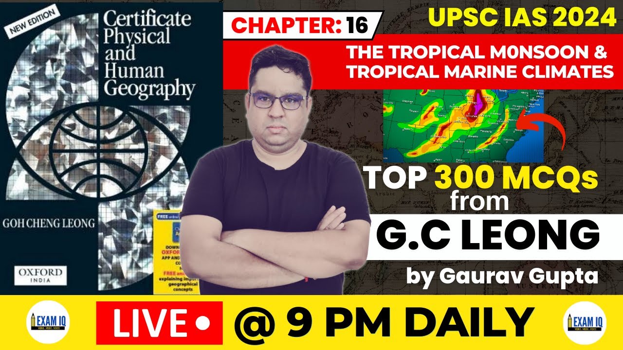 Chapter 16: THE TROPICAL MONSOON & TROPICAL MARINE CLIMATE | 300 MCQs ...