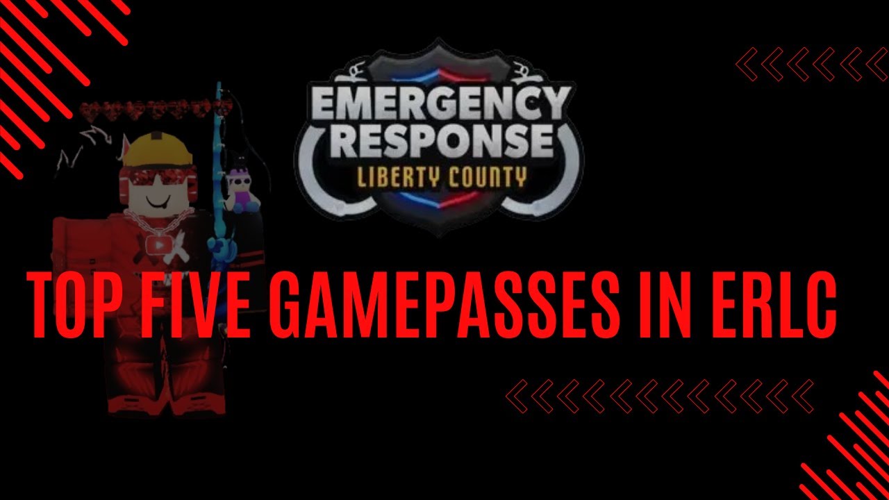 top 5 gamepasses in ERLC - YouTube