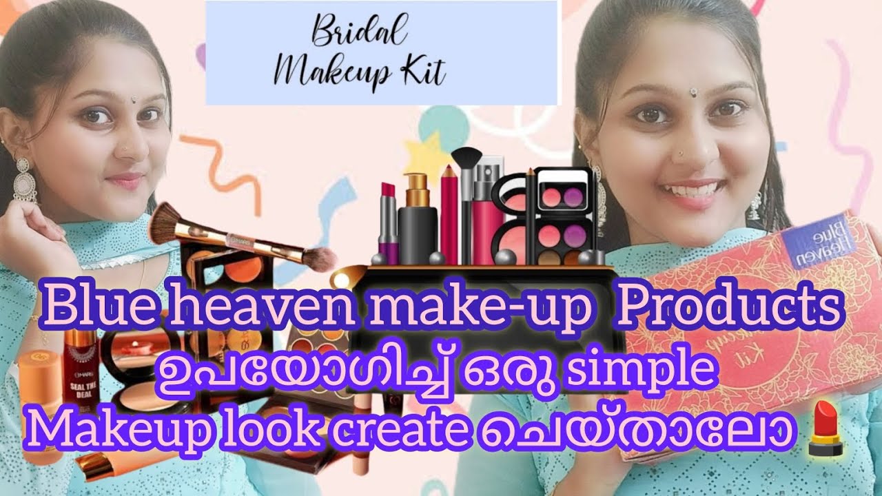 Makeup കുറച്ചു കൂടുതലാണോ ചേട്ടാ🫣||Trying Blue heaven Bridal Makup Kit # ...