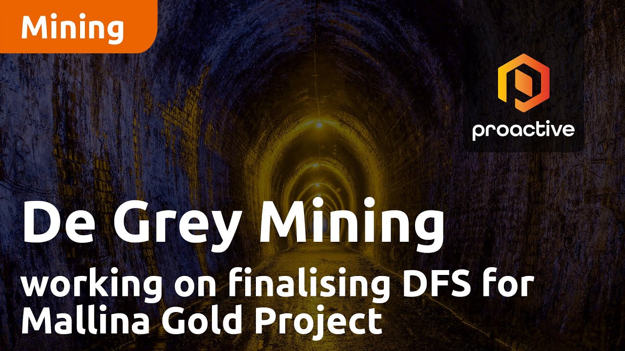 De Grey Mining working on finalising DFS for Mallina Gold Project - YouTube