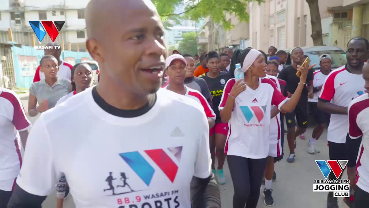 WASAFI JOGGING CLUB NDANI YA CHUO CHA DIT LEO ASUBUHI - YouTube