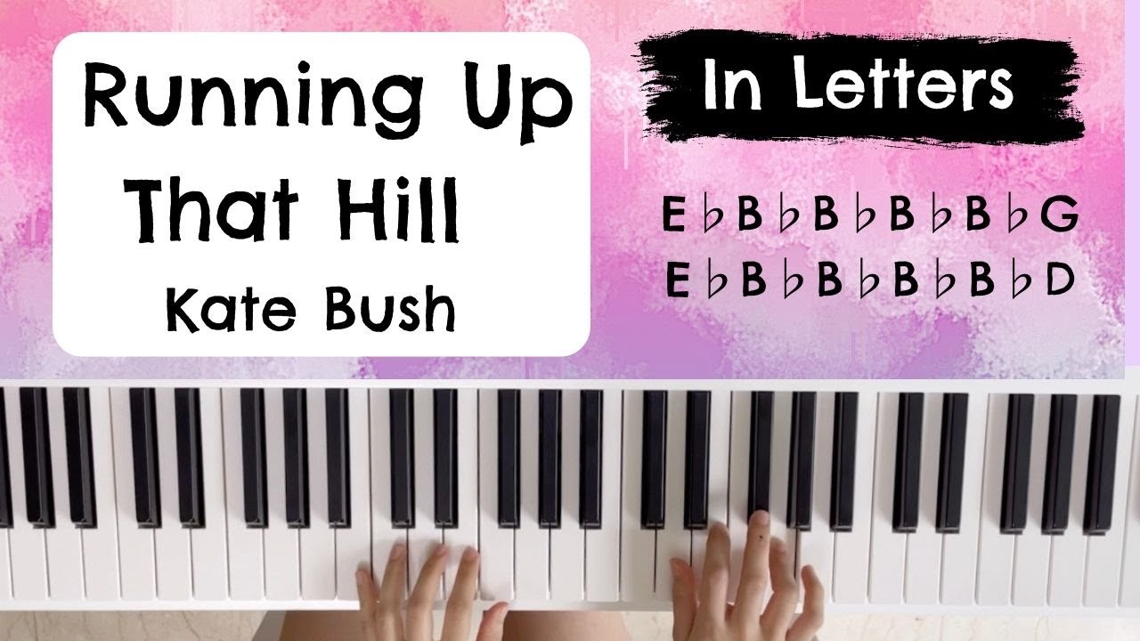 Running Up That Hill - Kate Bush (Piano Tutorial in Letters) # ...