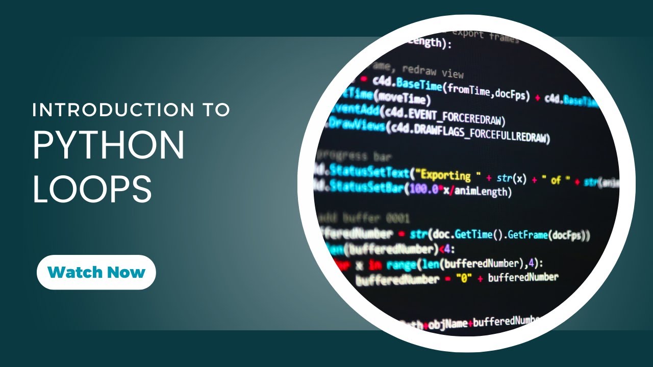 Learn With Educify Introduction To Python Loops Part 1 Youtube 5504
