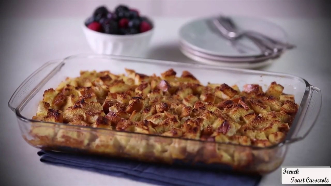 French Toast Casserole HD 1080p - YouTube