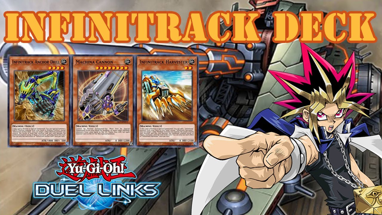 Yu-Gi-Oh Duel Links Infinitrack Deck?? เสริมด้วยพลังปืนใหญ่! - YouTube