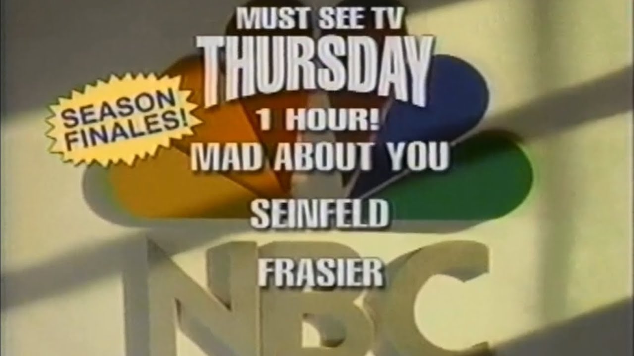 Must See TV season Finales promo 1994 - YouTube