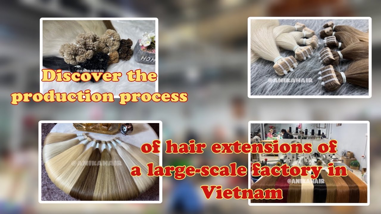 Anika Hair - Discover the production process of hair extensions of a ...
