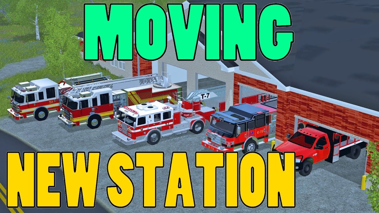 Farming Simulator 17 | Moving To New Fire Station | Ford Ranger - YouTube