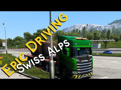 Epic Driving Through Swiss Alps / ETS 2 / 1440p - YouTube