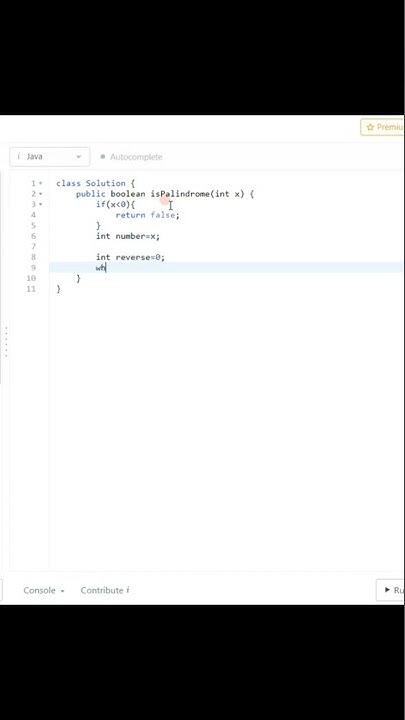 9 Leetcode Solution Palindrome Number Dsa Datastructures Algorithm Coding Youtube