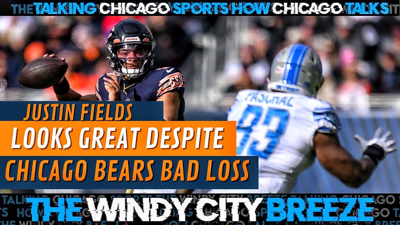Justin Fields Looks Great Despite Chicago Bears Bad Loss vs Lions - YouTube