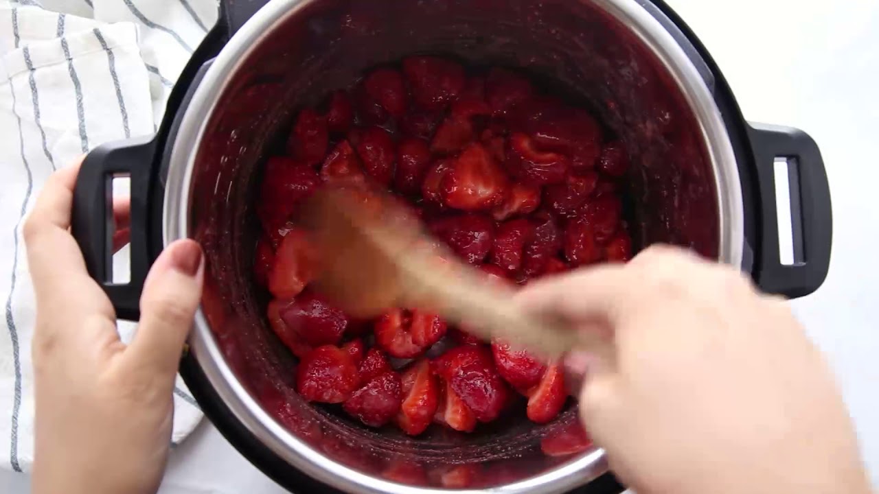 How to make Instant Pot Strawberry Jam - YouTube