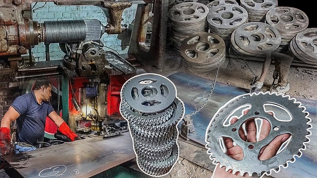 Manufacturing Process of Motorcycle Rear Wheel Sprocket | How ...