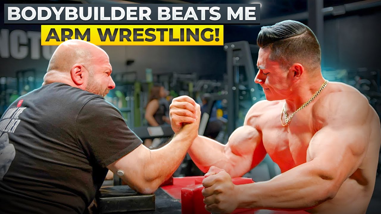 Arm Wrestling: Bodybuilder with Arm Wrestling Experience Beats Adam The ...