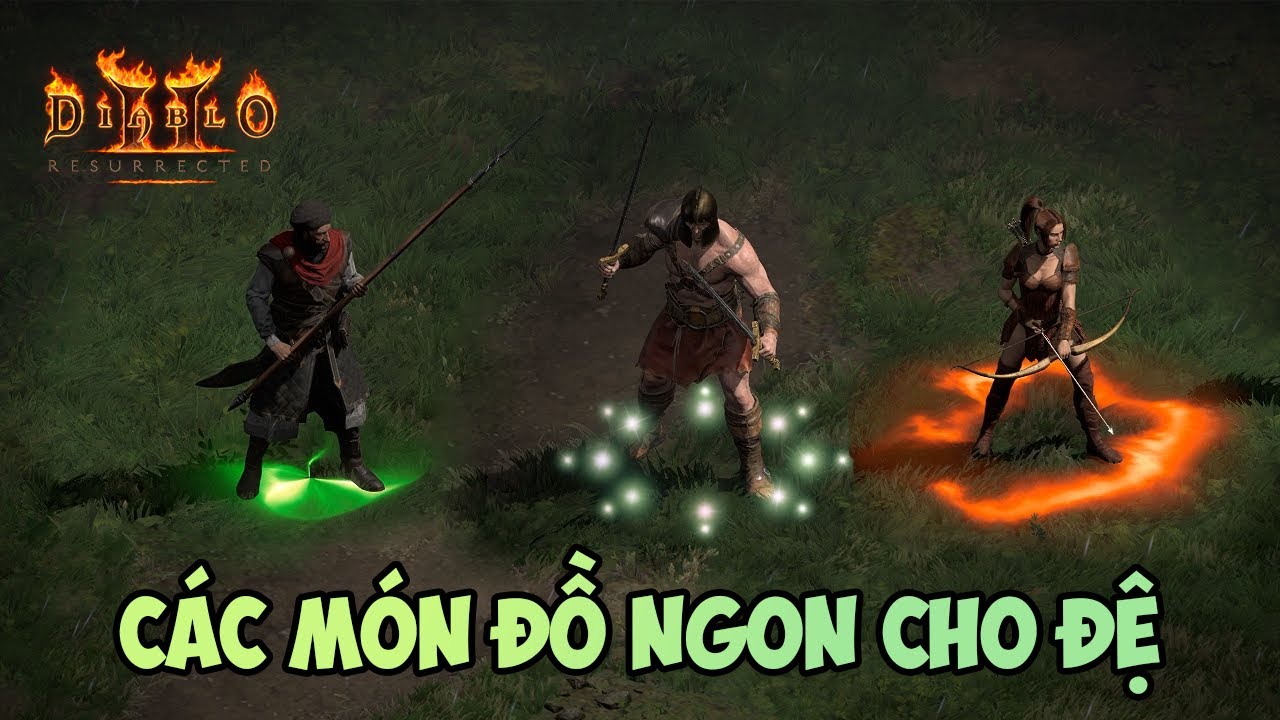 15 món đồ thường dùng cho ĐỆ TỬ | Diablo 2 Resurrected - YouTube
