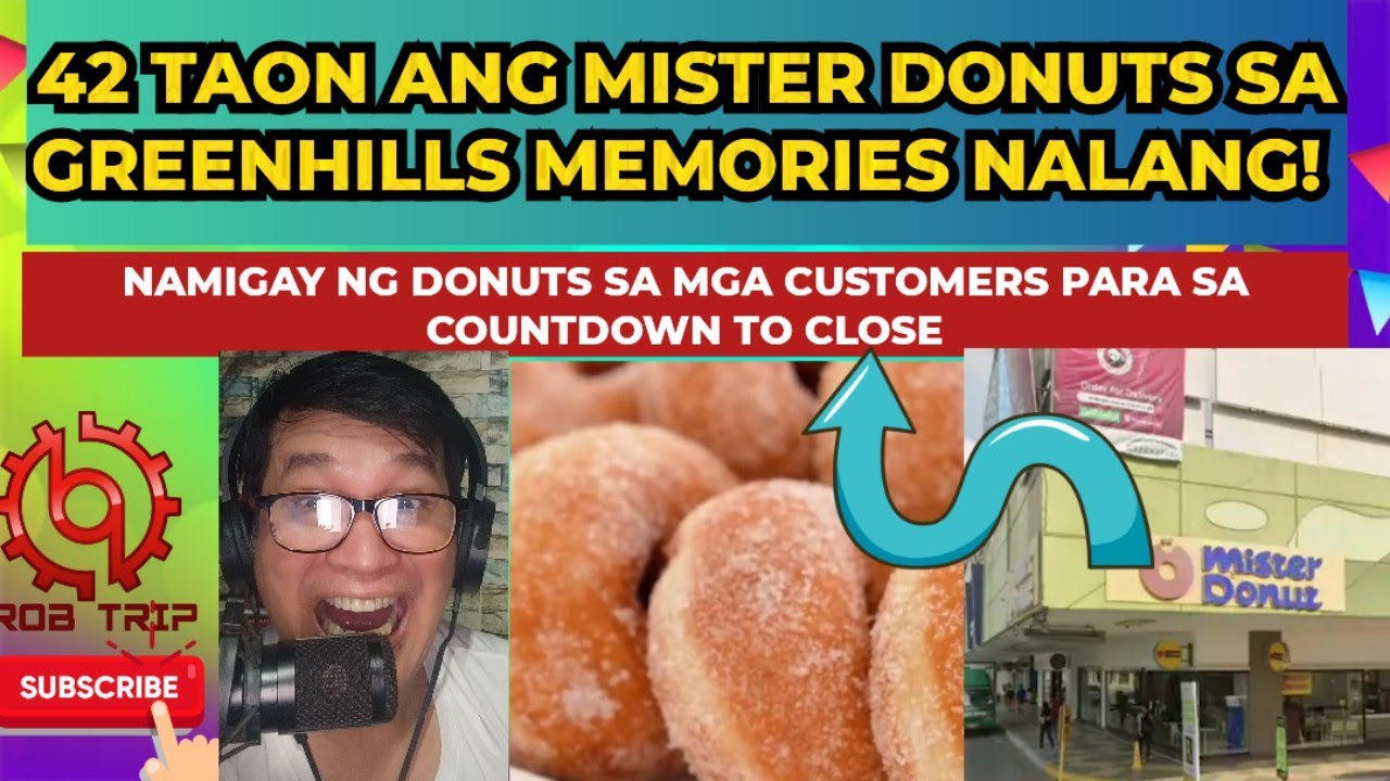 MISTER DONUT GREENHILLS, NAMIGAY NG DONUT SA KANILANG CUSTOMERS AT ...