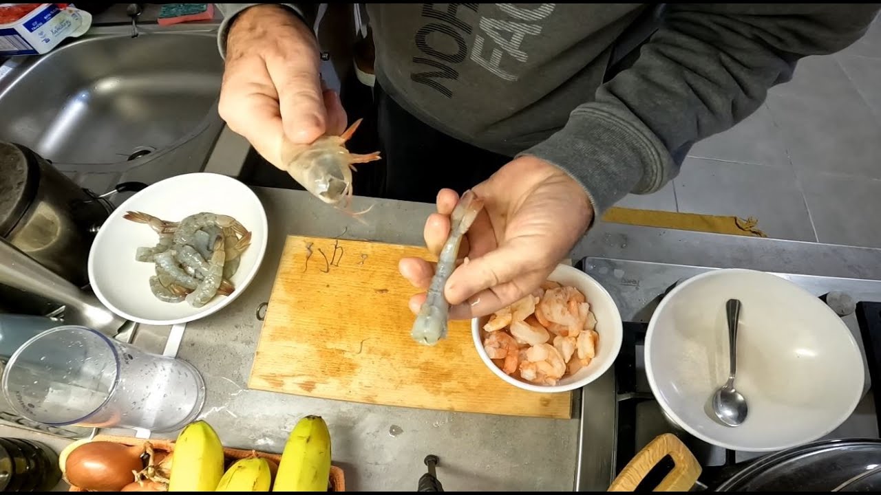 Γαριδες Μαγειρεματα - Cooking - YouTube